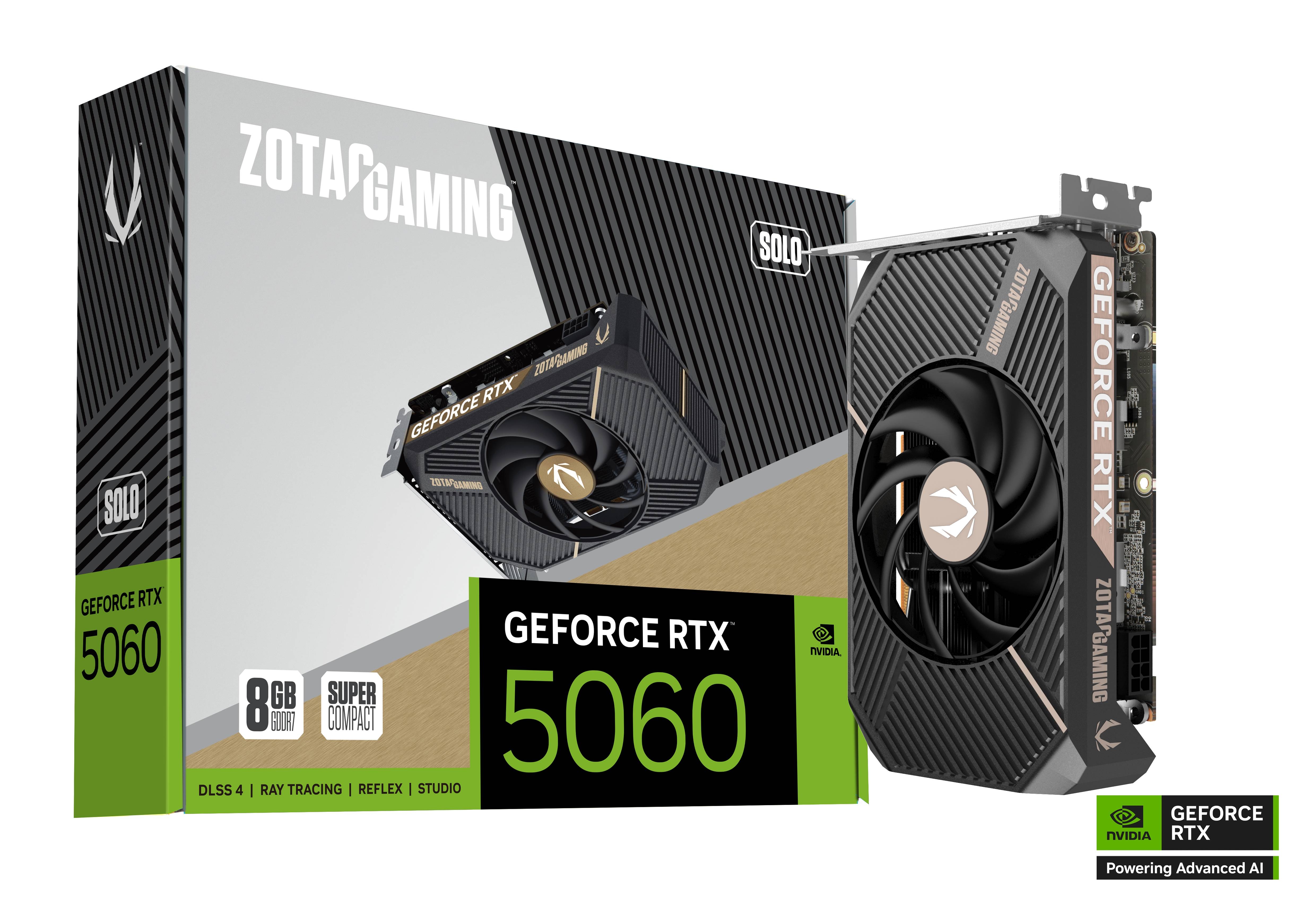 ZOTAC GAMING GeForce RTX 5060 SOLO | ZOTAC
