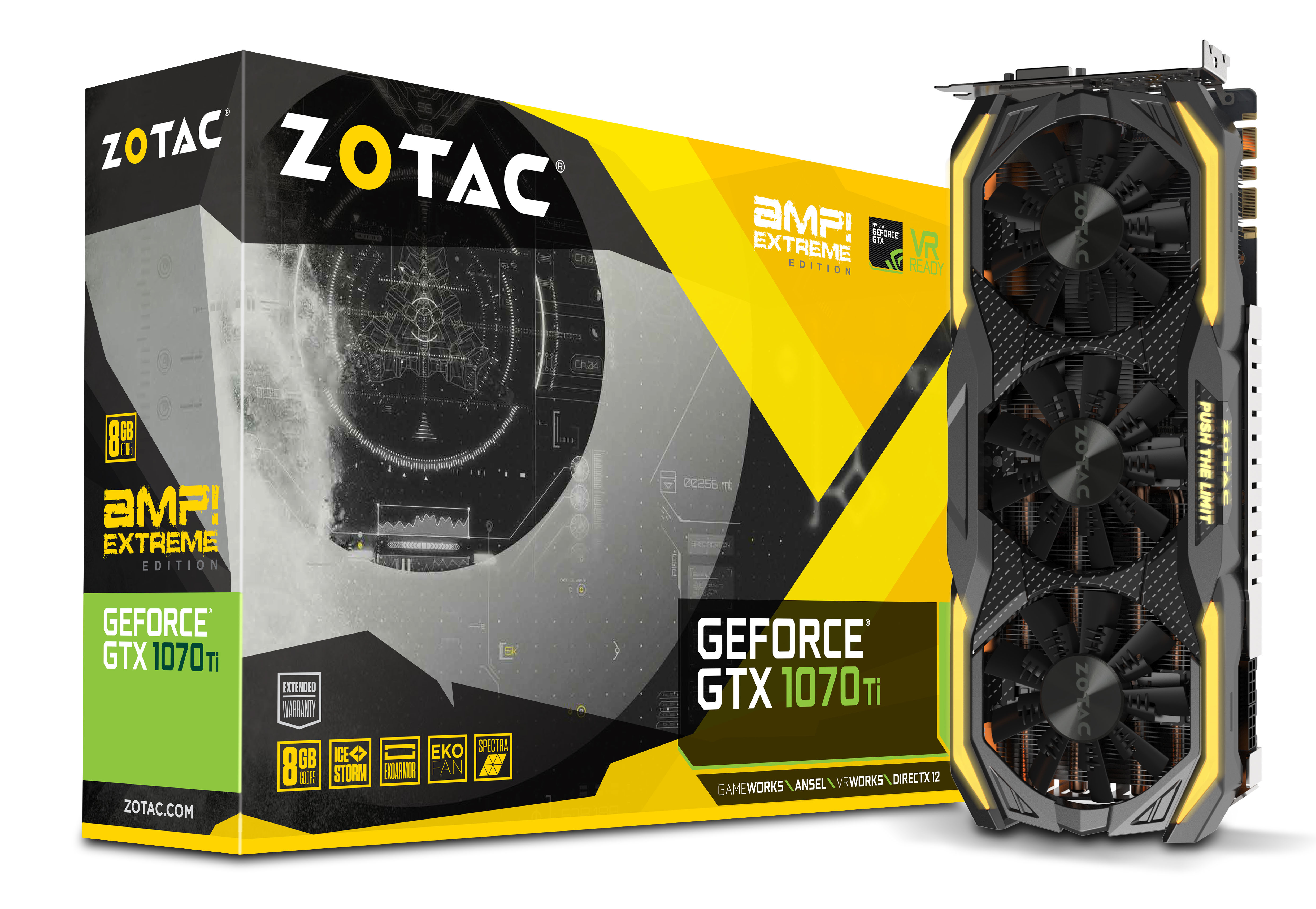 ZOTAC GeForce® GTX 1070 Ti AMP Extreme | ZOTAC