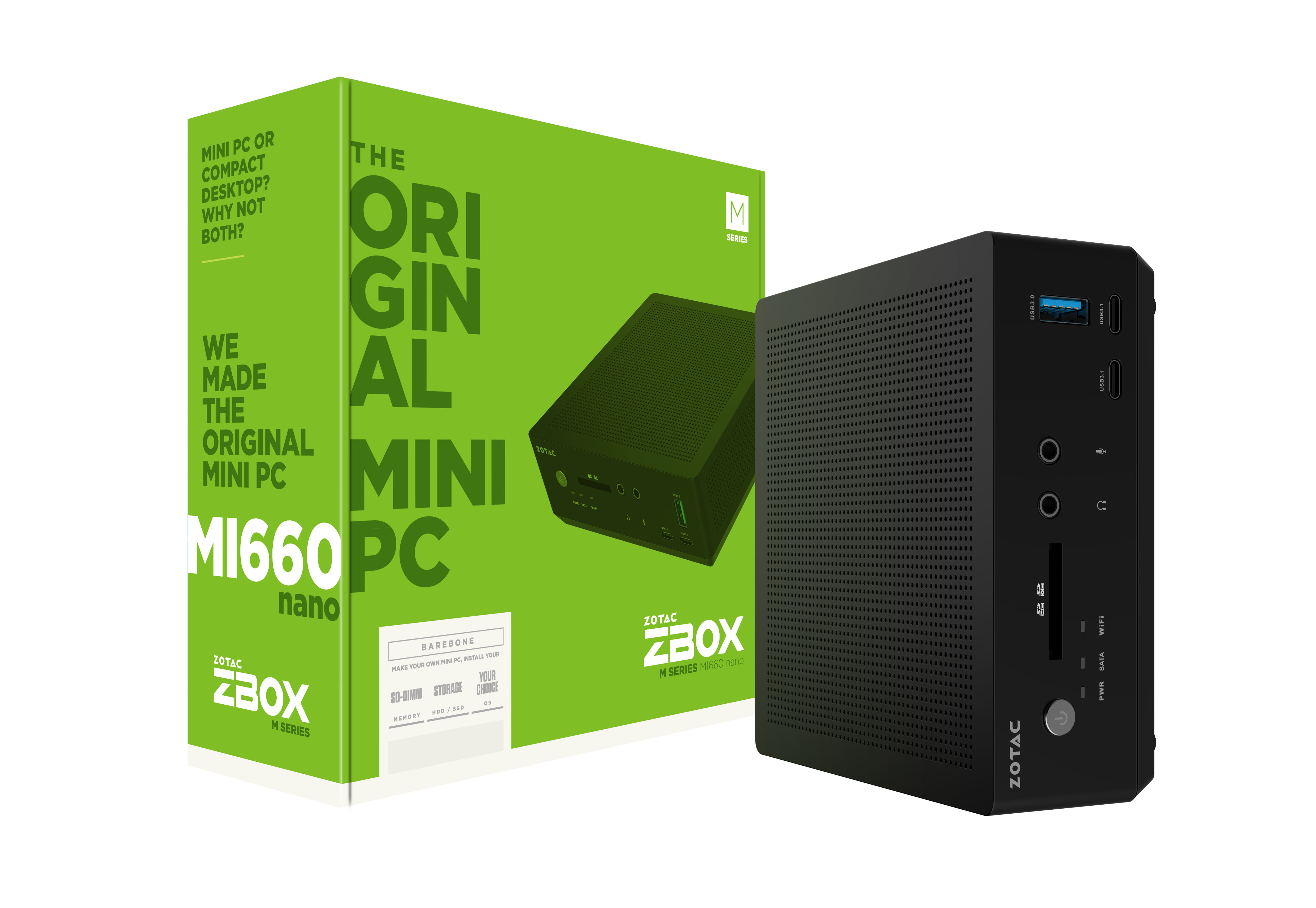 ZBOX MI660 nano (Barebone) | ZOTAC
