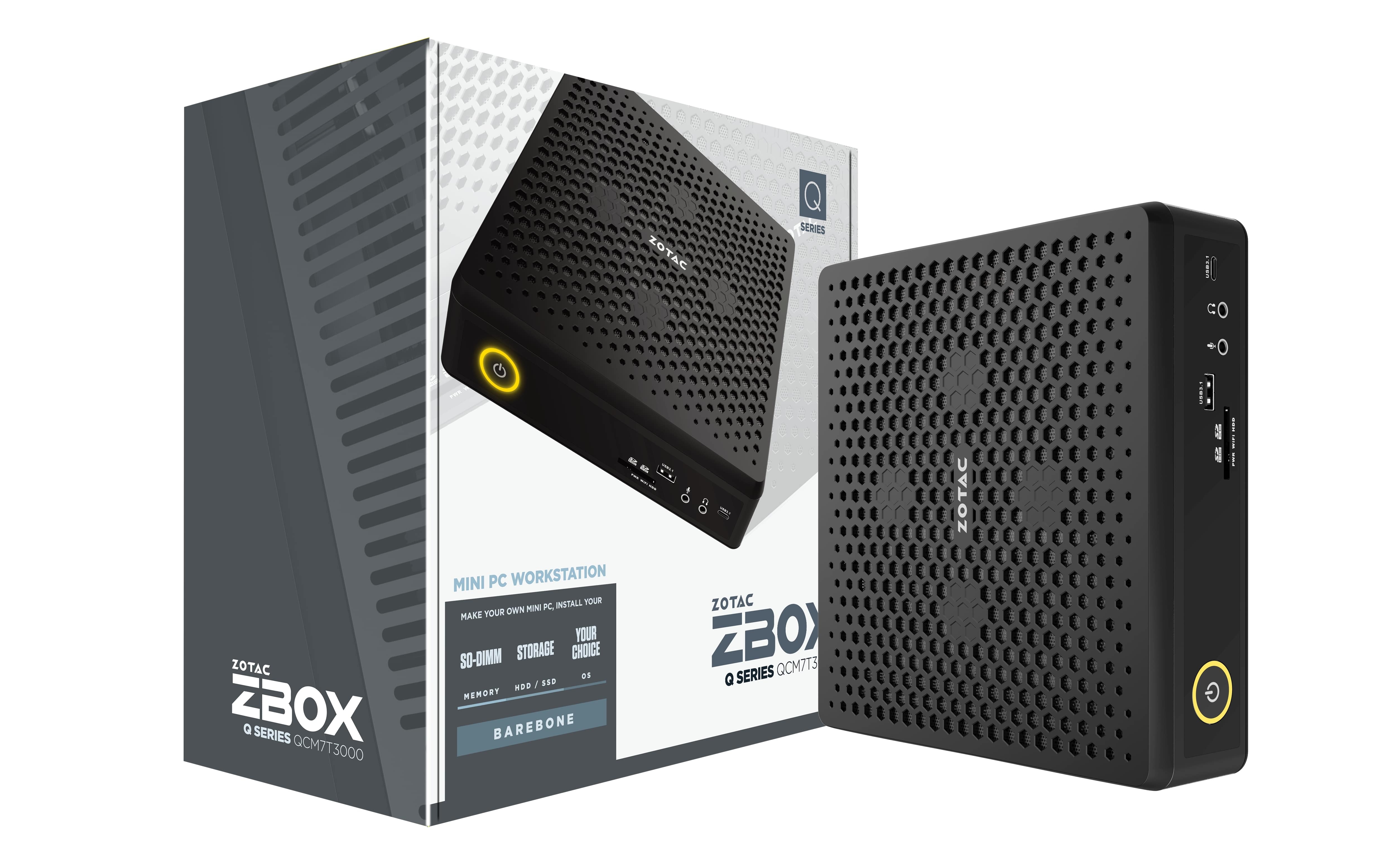 ZBOX QCM7T3000 (Barebone) | ZOTAC