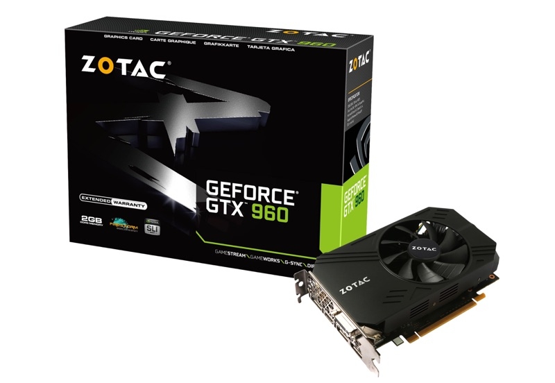 GeForce® GTX 960 Single Fan 2GB | ZOTAC