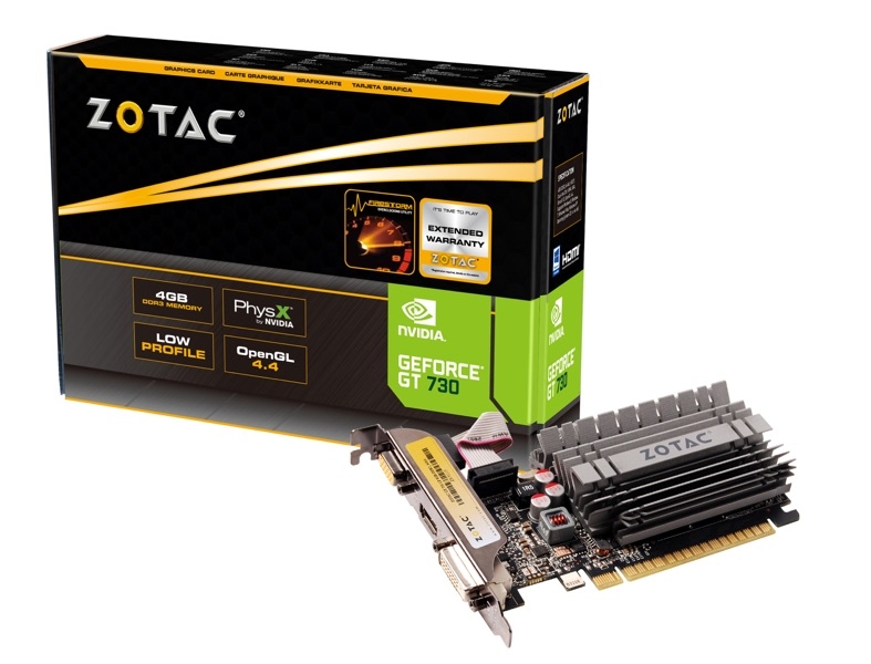 GeForce® GT 730 4GB Zone Edition | ZOTAC