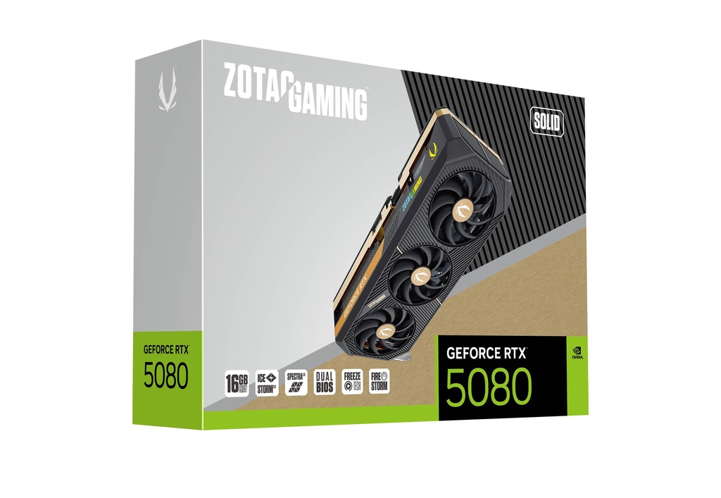 ZOTAC GAMING GeForce RTX 5080 SOLID | ZOTAC