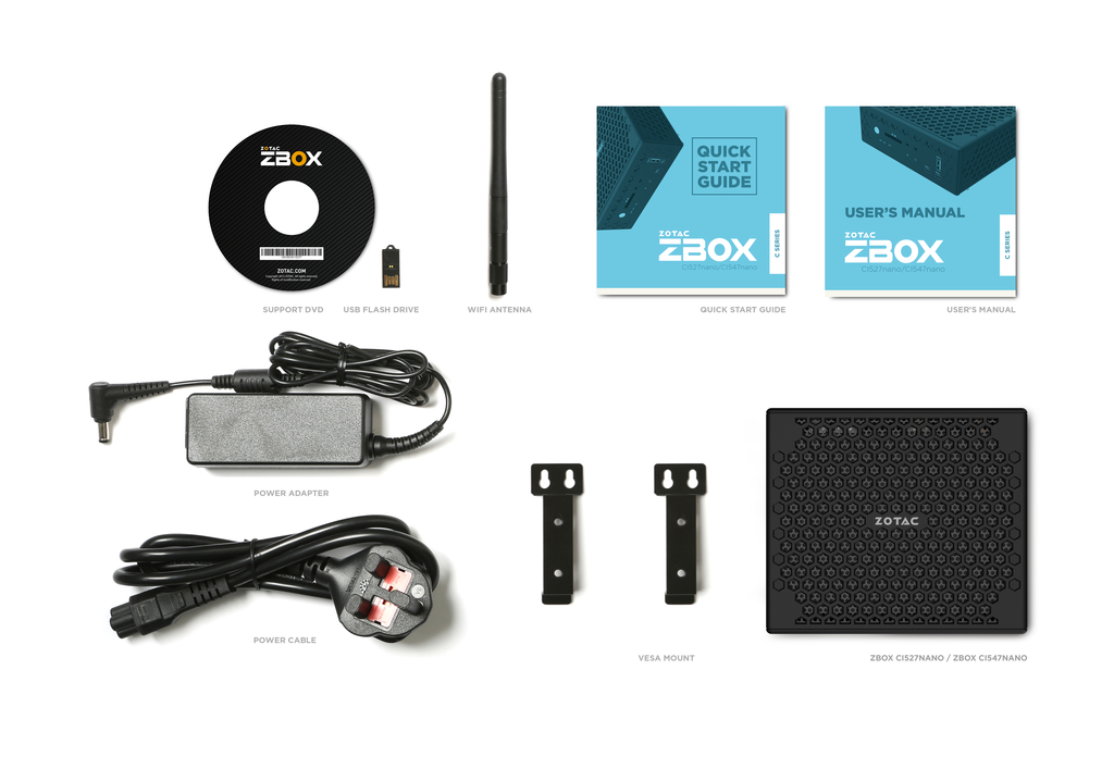 ZBOX CI527 Nano (Barebone) | ZOTAC
